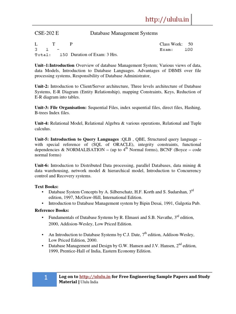 MDU B.tech Computer Science 4th Sem Syllabus | Download Free PDF | Class (Computer Programming ...