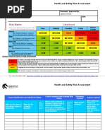 Comprehensive Risk Assessment Tables | PDF | Risk | Hazards