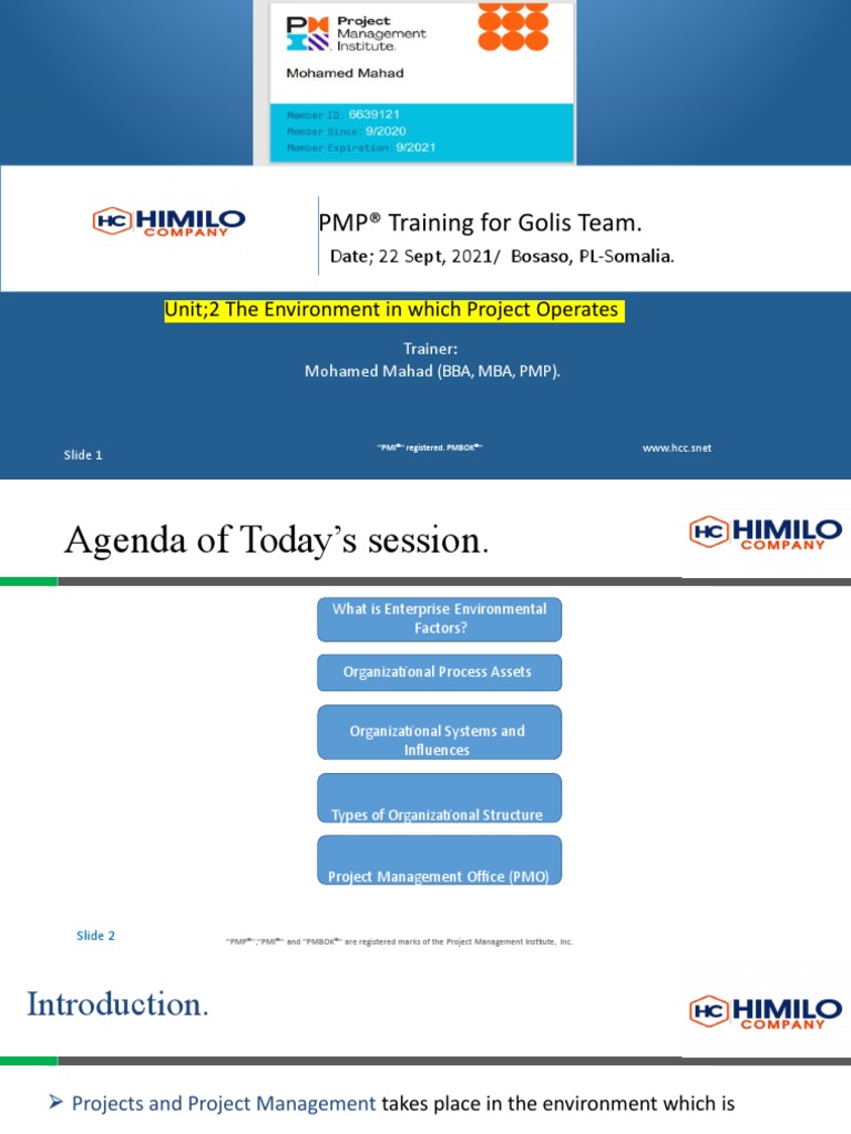 PMP Chapter-2 PPT, Pmbok6 | PDF | Project Management | Bp