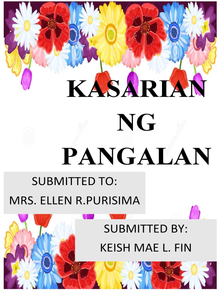 Kasarian NG Pangalan | PDF