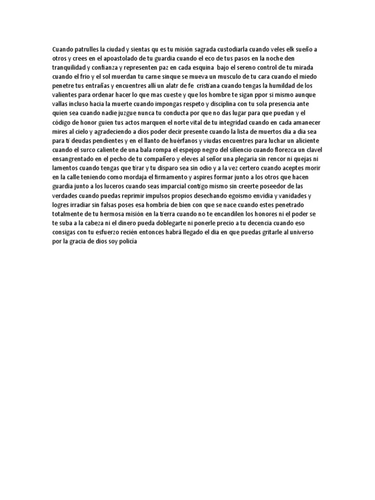 Señor de Ti Mismo y Codigo de Etica | PDF | Policía | Justicia