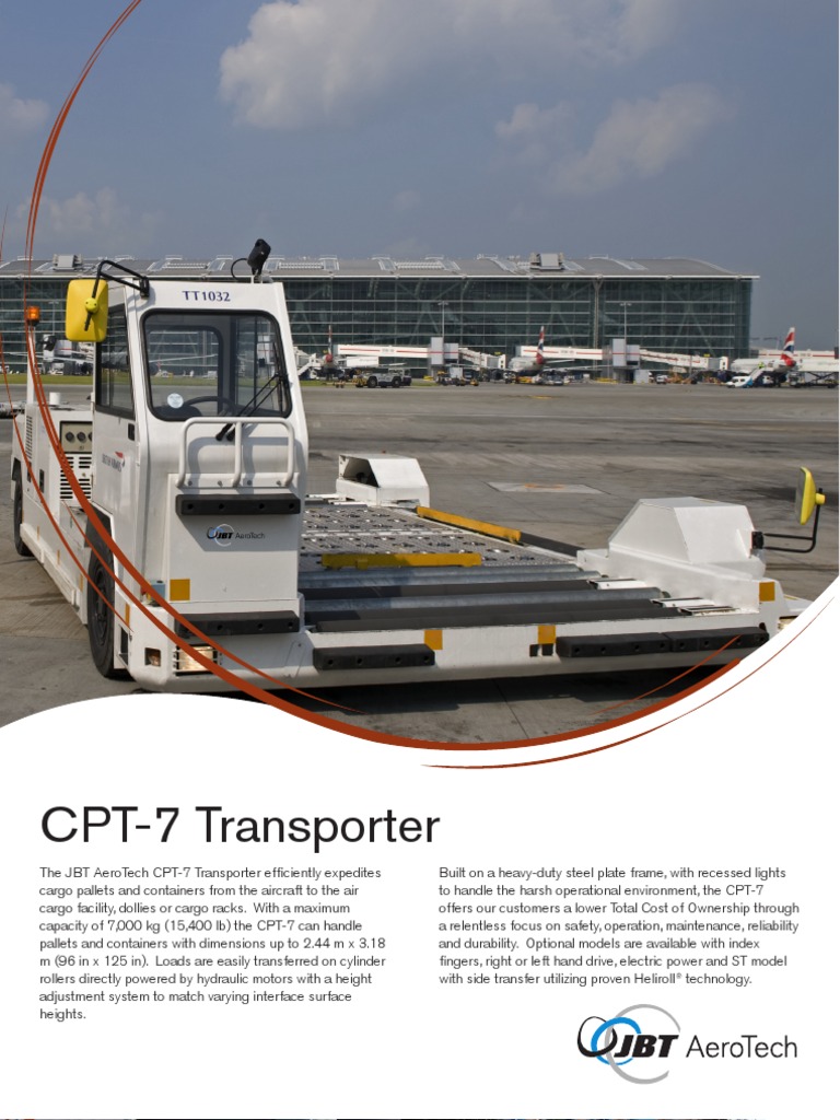 JBT CPT7 Brochure 0809 | PDF | Axle | Steering