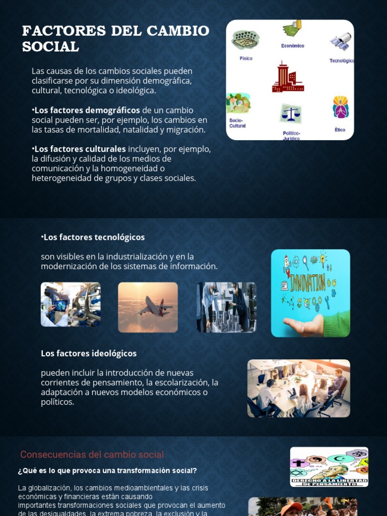 Factores Del Cambio Social Pdf