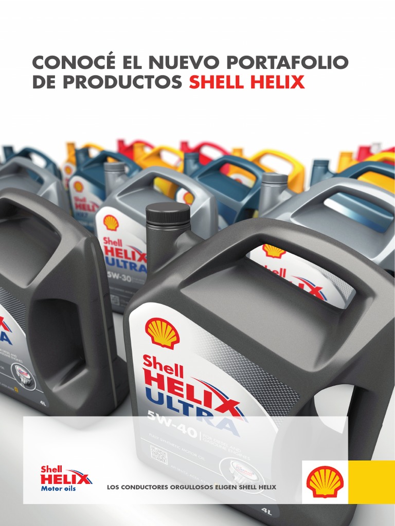 Portafolio de Lubricantes Shell Helix | PDF | Lubricante | Biodiésel