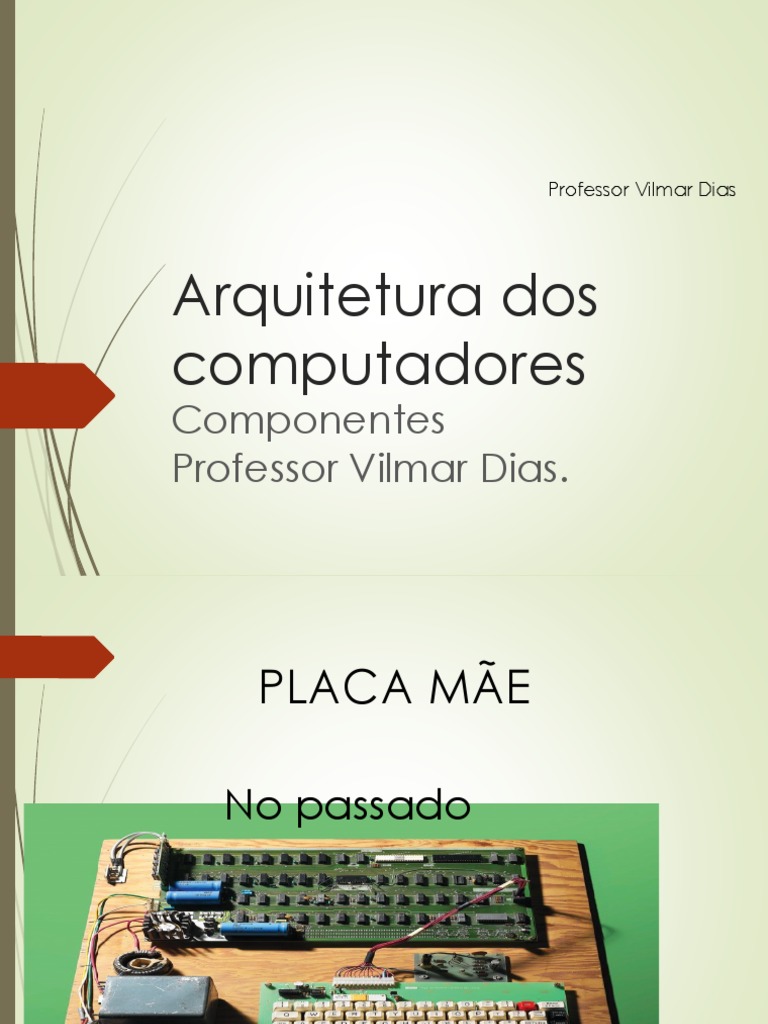 1 Arquitetura Dos Computadores | PDF | Drive de disco rígido | Armazenamento de dados de computador