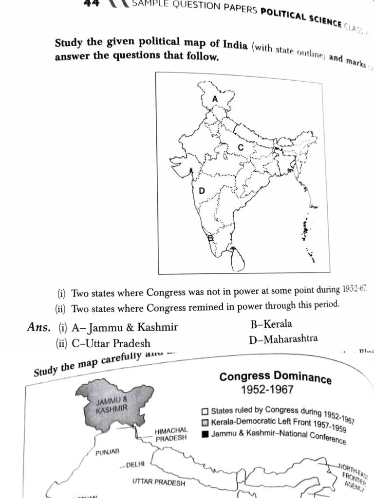 Political parties and Congress dominance in India between 1952-1967 ...