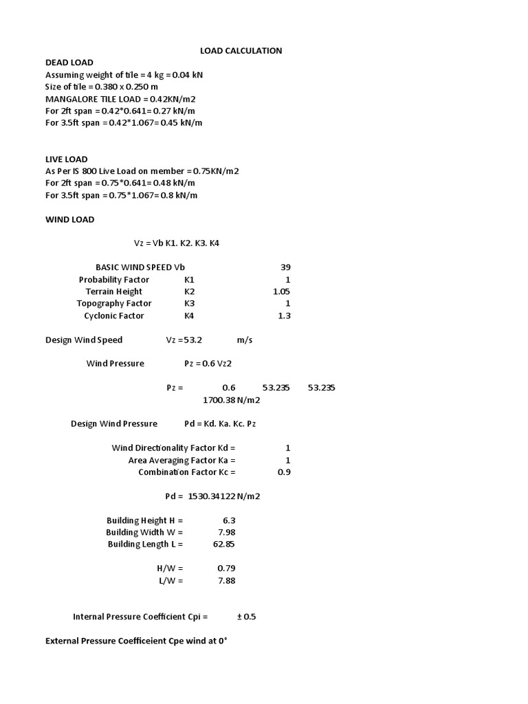 Asce Wind Load Calc | PDF | Wind Speed | Wound