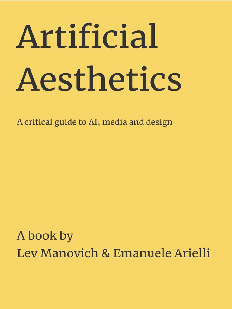 Artificial Aesthetics - Chapter 1 | PDF | Aesthetics | Artificial ...