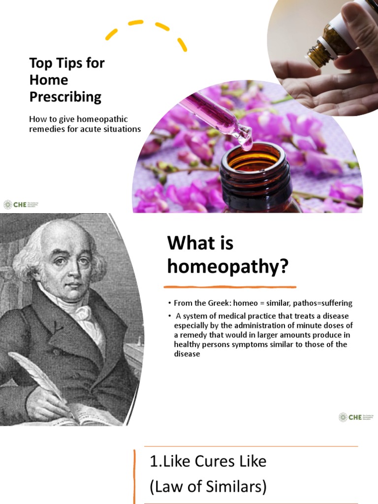 Home Prescribing Tips | PDF | Homeopathy | Causes Of Death