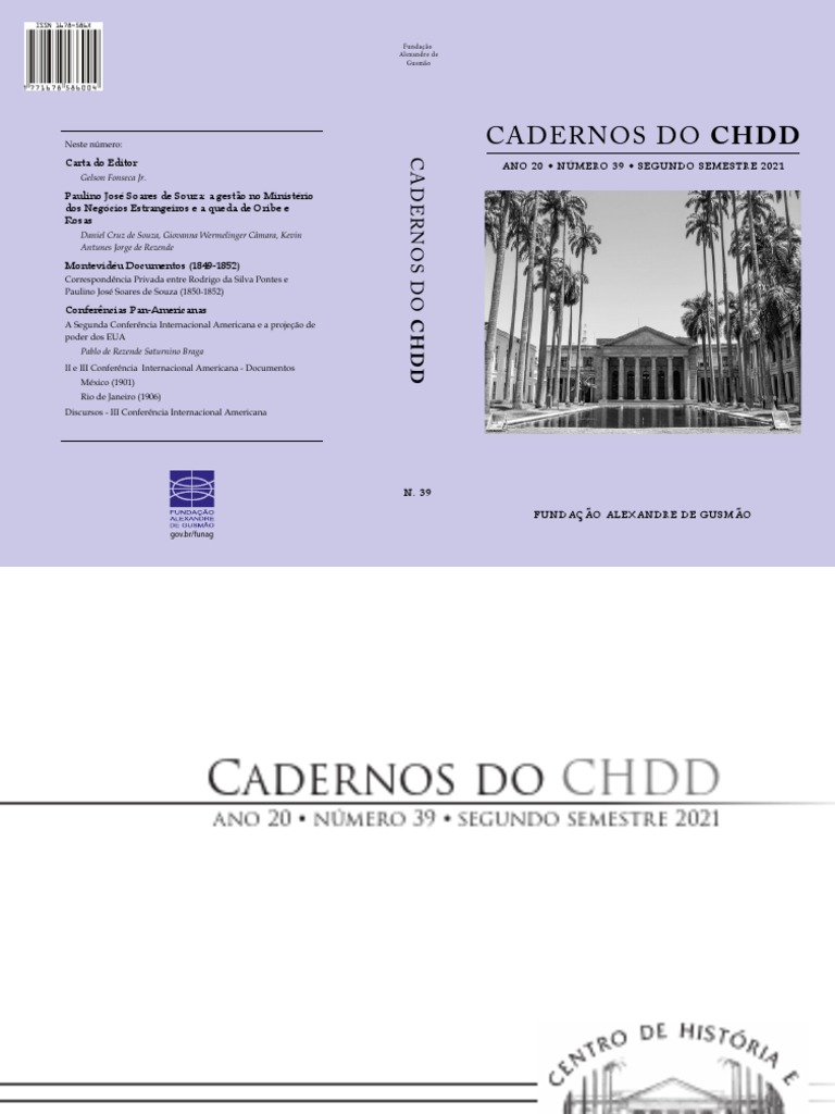 Cadernos Do CHDD - Ano 20 B Numero 39 B Segundo Semestre 2021 | PDF ...