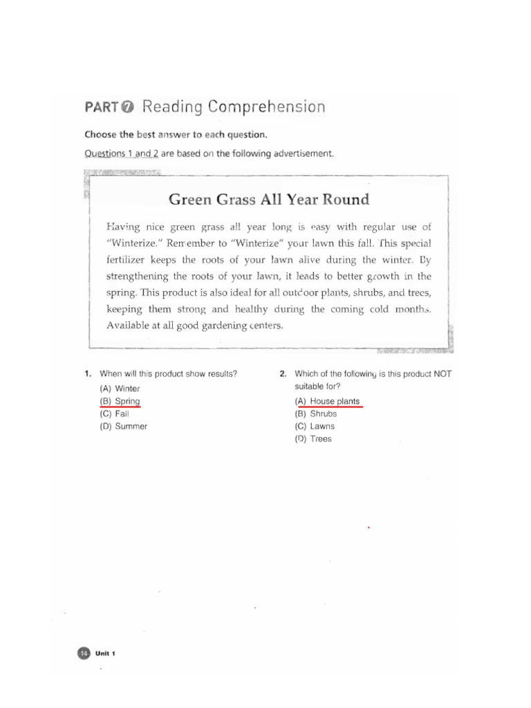 Developing Unit 1 Part 7 | PDF