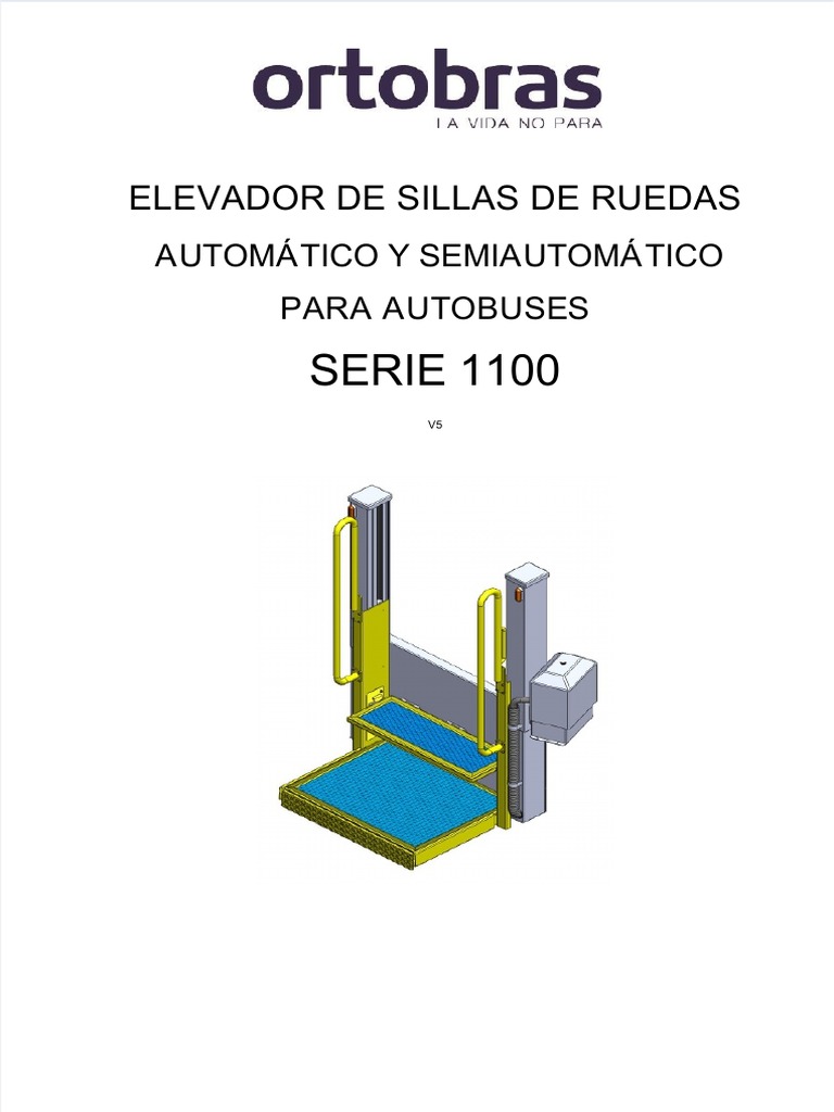 Ortobras PMR Manual Elevador Aut San 1100 2 | PDF | Tornillo | Bomba