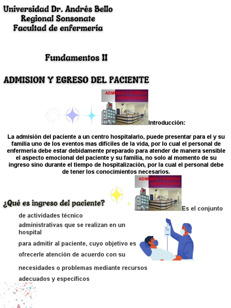 Ingreso y Egreso Del Paciente. | PDF | Hospital | Historial médico