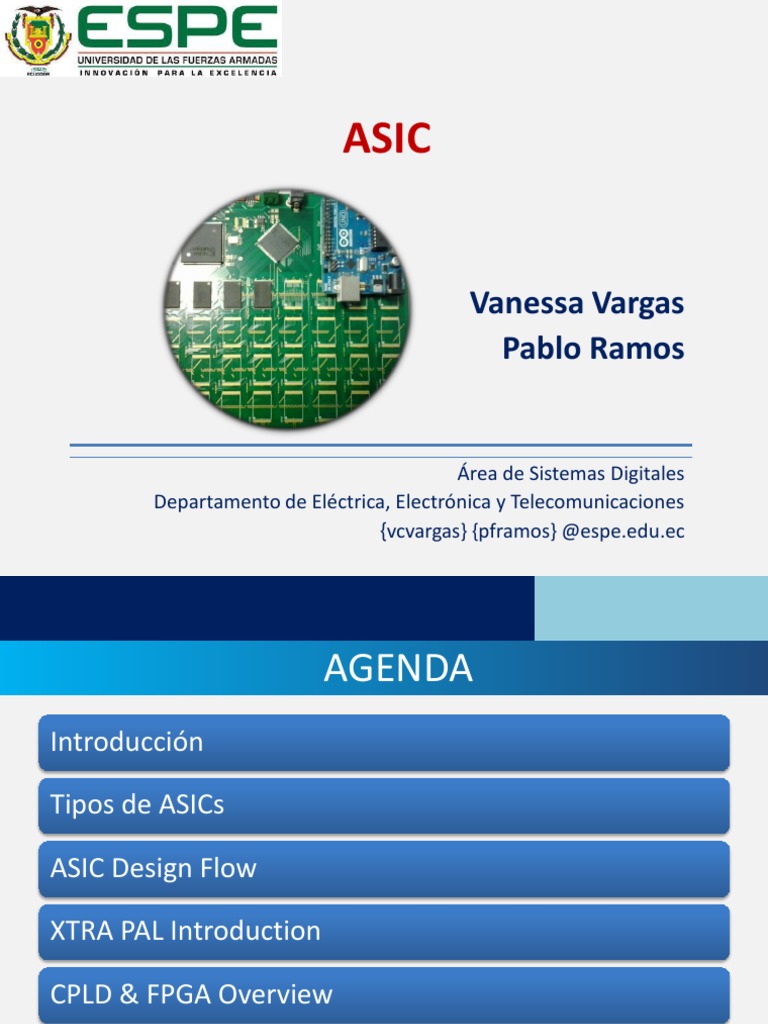 ASIC | PDF | Arreglos de compuertas lógicas programables en sitio | Cmos