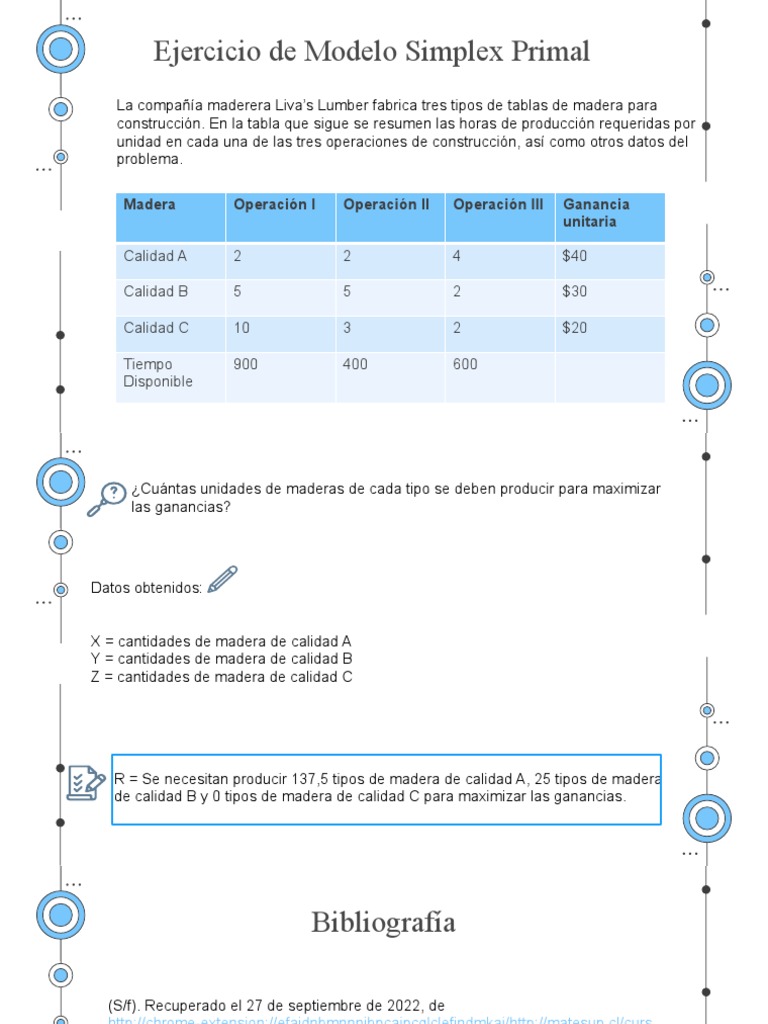 Ejercicio Modelo Primal | PDF | Hogar, jardinería y bricolaje | Informática