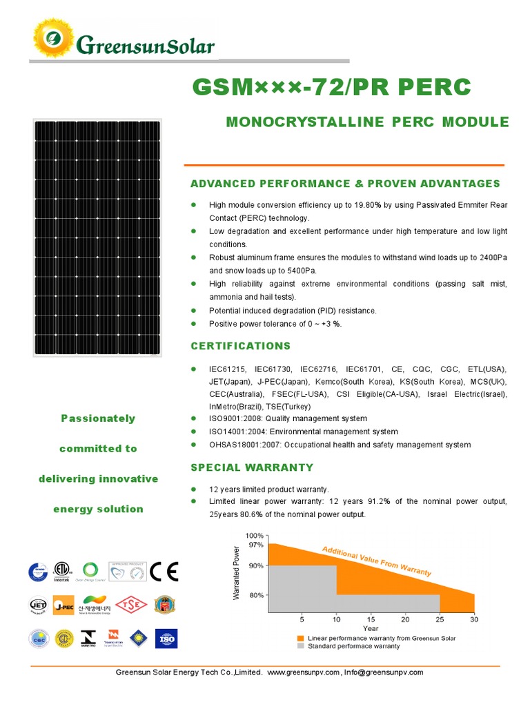 PV Module | PDF | Photovoltaics | Solar Panel