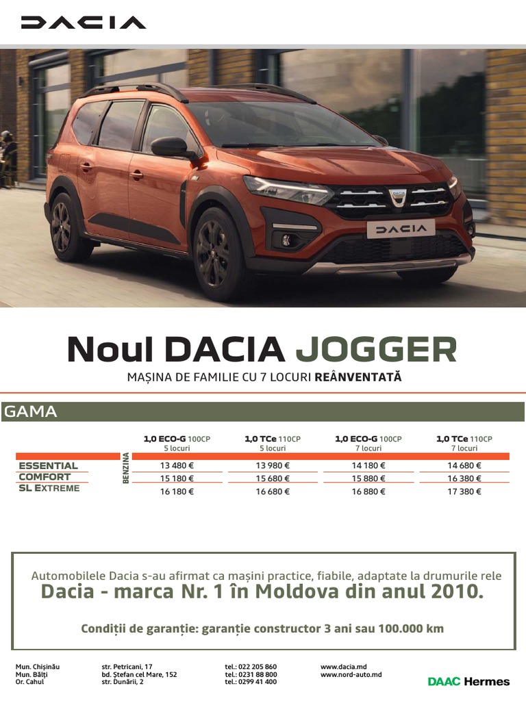 Dacia Jogger 2022 | PDF