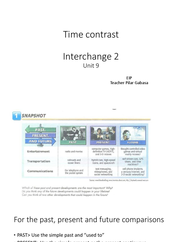 Interchange 2, Unit 9 | PDF