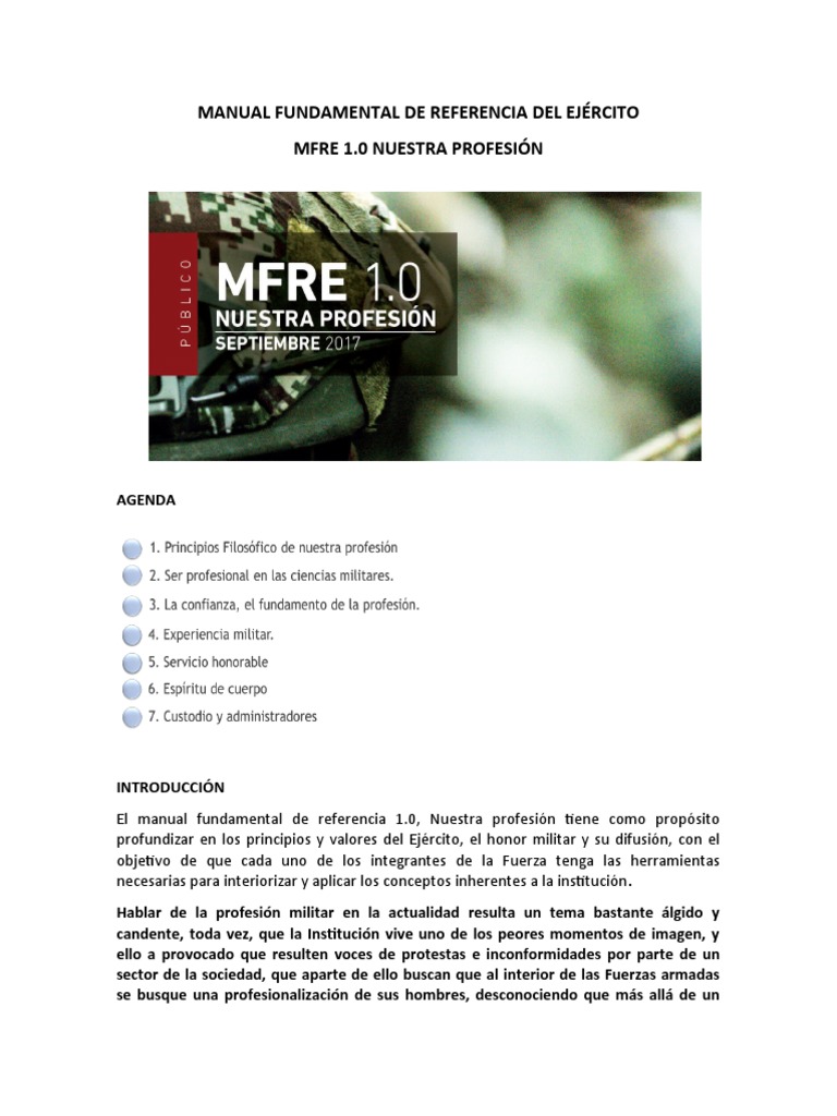 Manual Fundamental de Referencia Del Ejército (Autoguardado) | PDF ...