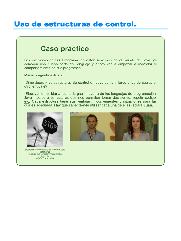 2.uso de Estructuras de Control. | PDF