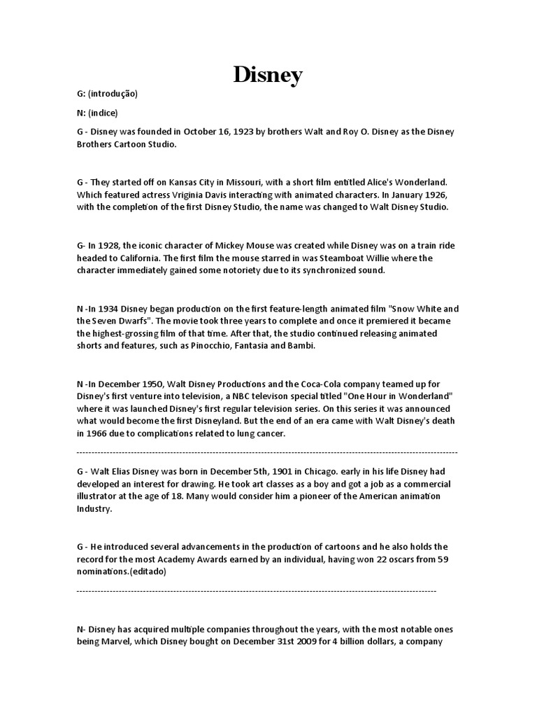 Disney Presentation | PDF | Walt Disney | The Walt Disney Company