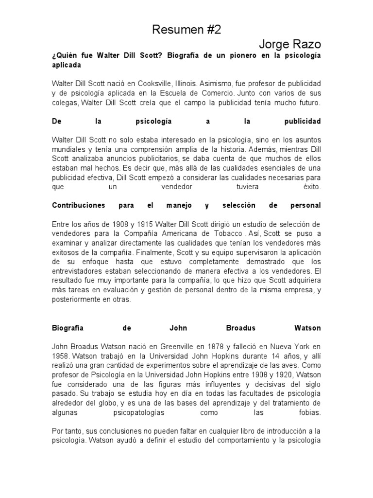 Resumen 2 | PDF