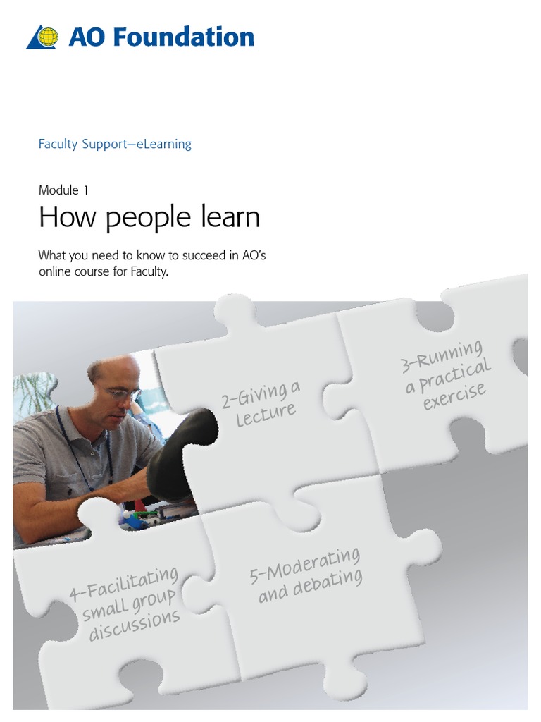 AOF Booklet How People Learn | PDF | Learning Styles | Learning