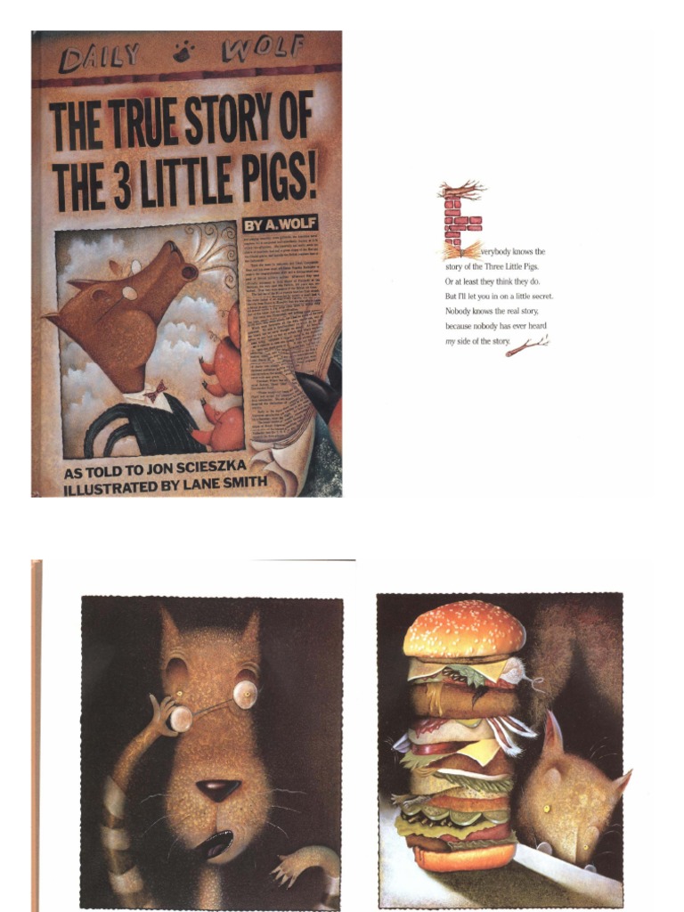The True Story of The Three Little Pigs | PDF