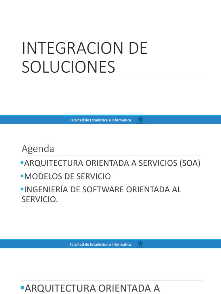 Clase2 SOA | PDF | Arquitectura orientada a Servicios | Middleware