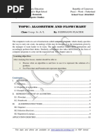 Chapter 8-Algorithm and Flowchart | PDF
