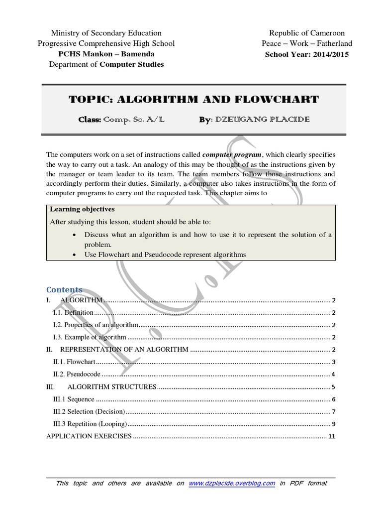 Ob 3f3139 Algorithms-And-Flowcharts | PDF | Algorithms | Computer Programming