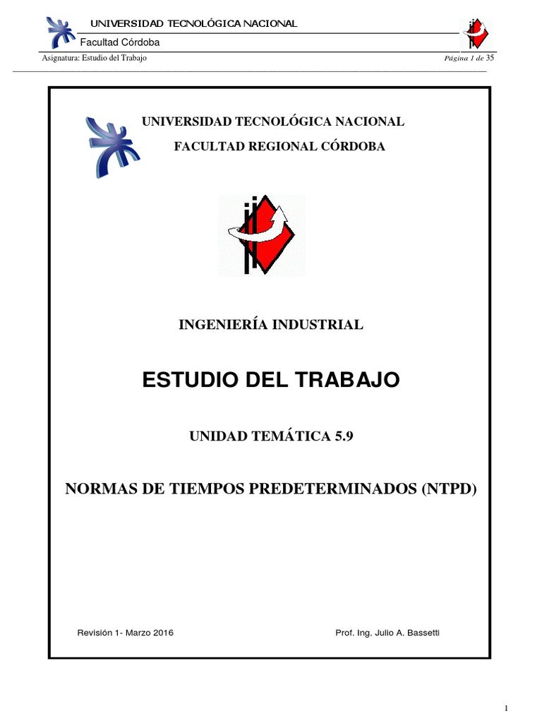MTM y MODAPTS: métodos para medir tiempos de trabajo | PDF | Tornillo | Hora