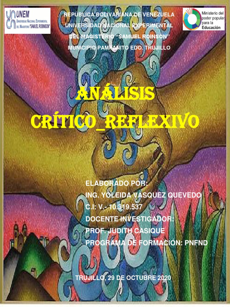 Analisis Critico Reflexivo | PDF | Aprendizaje | Maestros