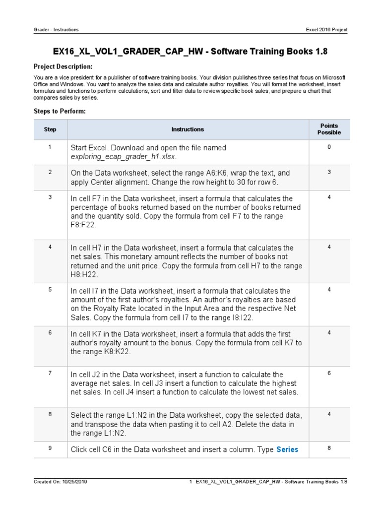 EX16 - XL - VOL1 - GRADER - CAP - HW - Software Training Books 1.8 - Instructions | PDF ...