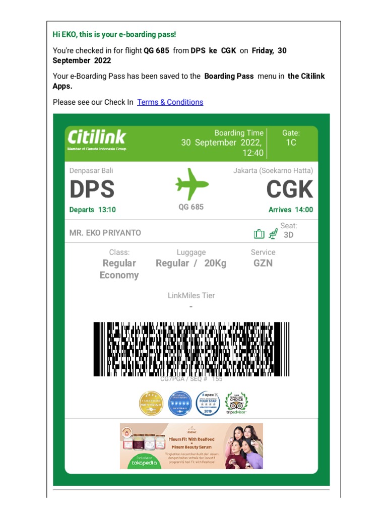 Citilink | PDF | Airlines | Aviation