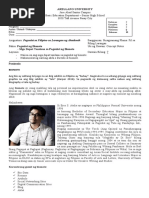 LESSON EXEMPLAR Bionote Piling Larang Akademiko | PDF