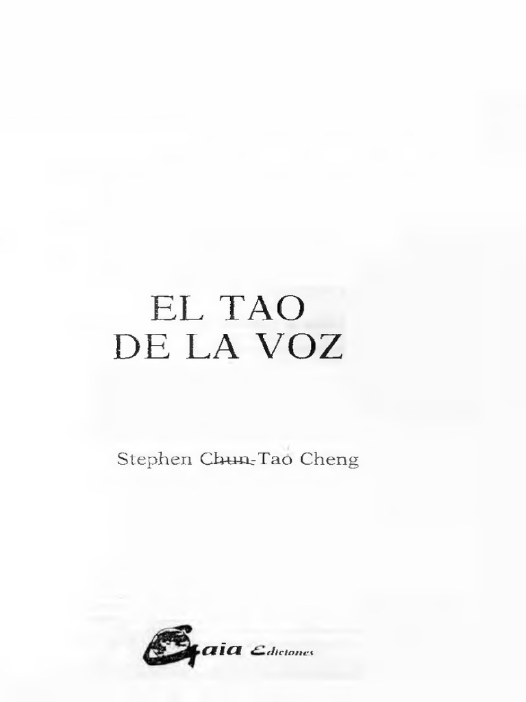 Chun Tao Cheng - El Tao de La Voz | PDF | Yin y yang | Filosofía ...