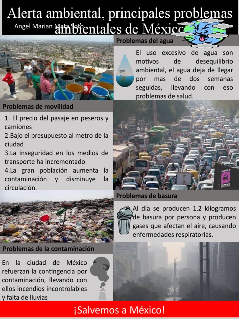 Alerta Ambiental, Principales Problemas Ambientales de México ¿Qué Son ...