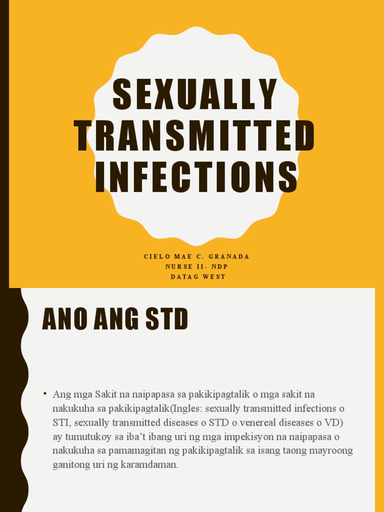 Sexually Transmitted Infections (Continuation) | PDF