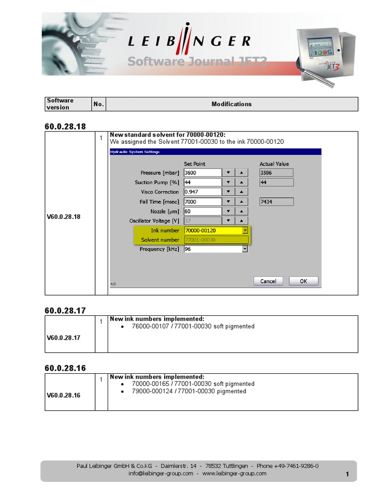 Software Update for Leibinger Printers | PDF | Subroutine | Qr Code