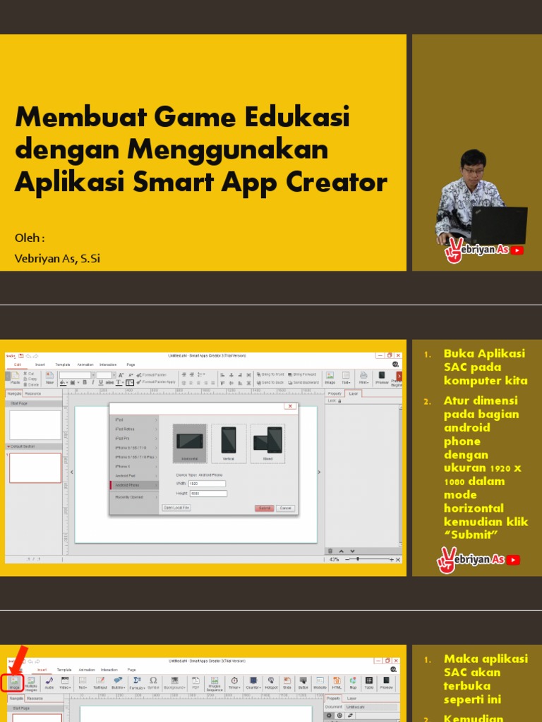 Membuat Game Edukasi Dengan SAC | PDF