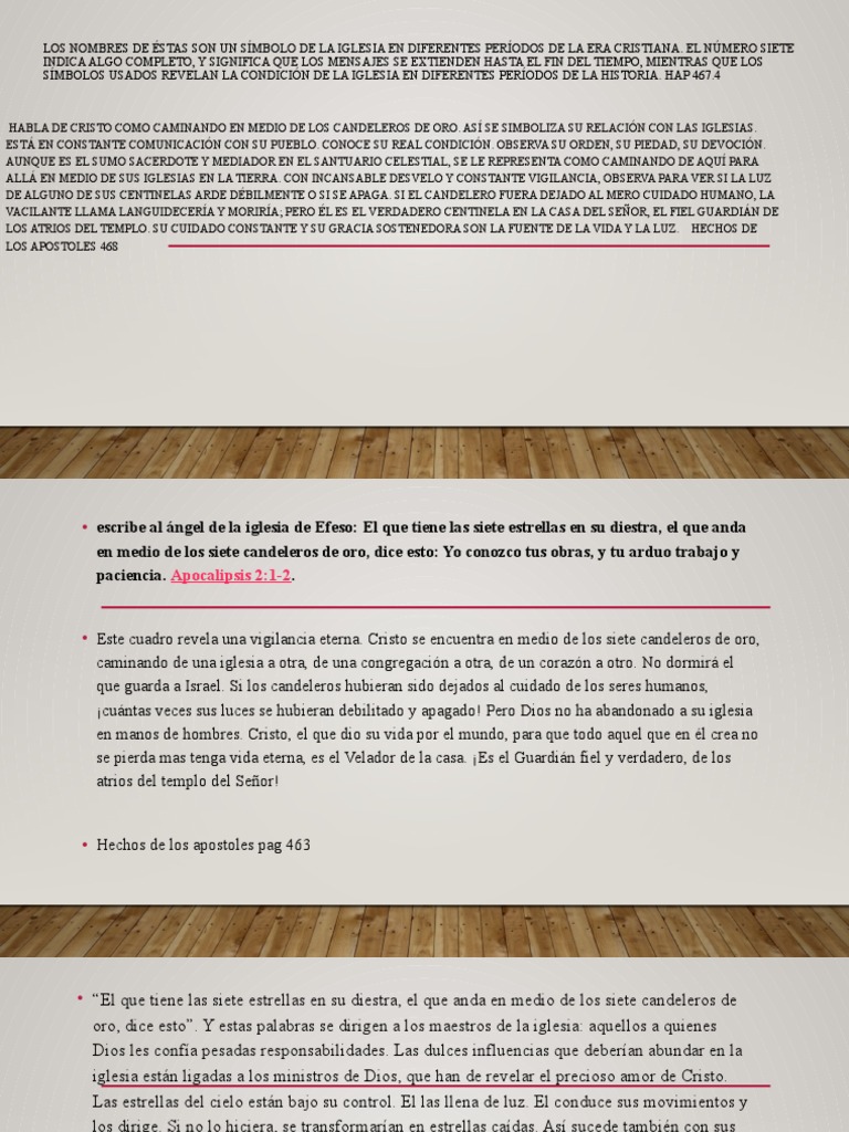 Significado de los 7 Candeleros de Oro | PDF | Cristo (título ...