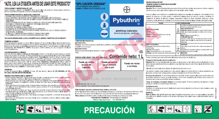 Pybuthrin 33 Piretroide | PDF