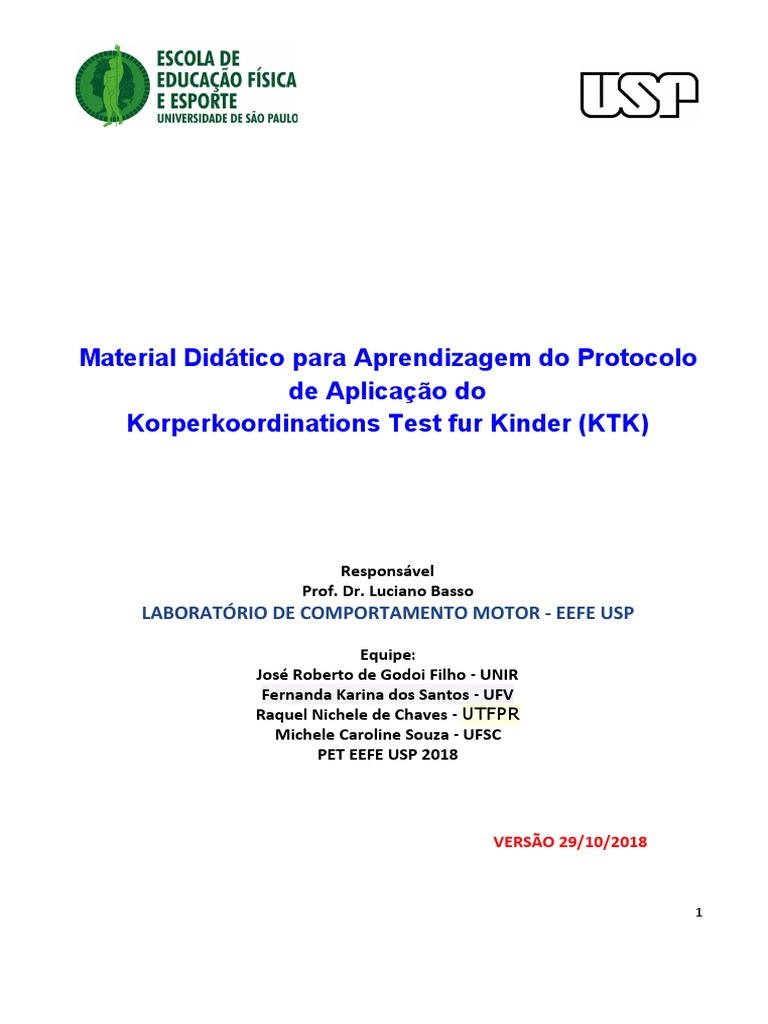 Manual Coleta KTK Definitivo1 | PDF | Pé (unidade de medida)