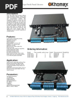 Fiber Optic Patch Panel CAD Drawings | PDF | Optical Fiber | Auto Cad