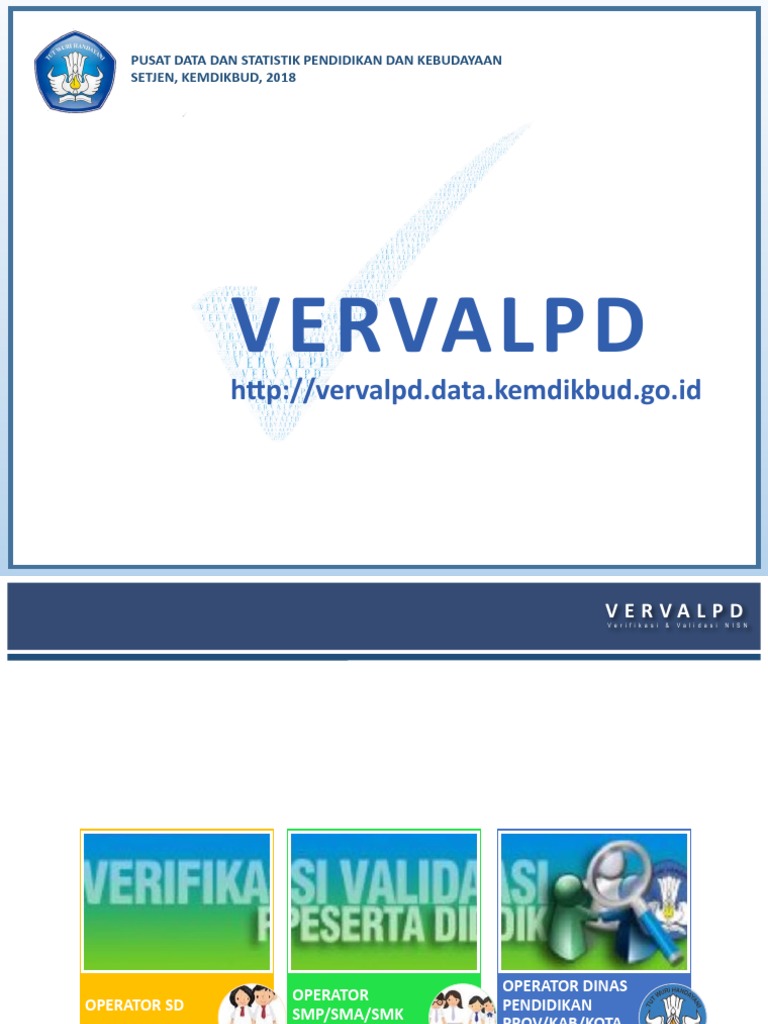 Paparan Aplikasi VervalPD Dikdasmen | PDF