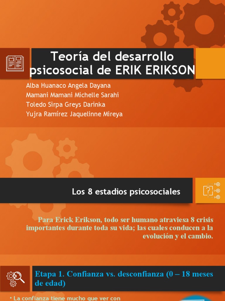 Teorias Del Desarrollo Humano Erik Erikson | PDF | Adultos | Ciencias del comportamiento