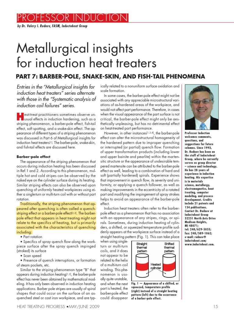 Understanding Common Induction Heat Treating Phenomena: Exploring the ...