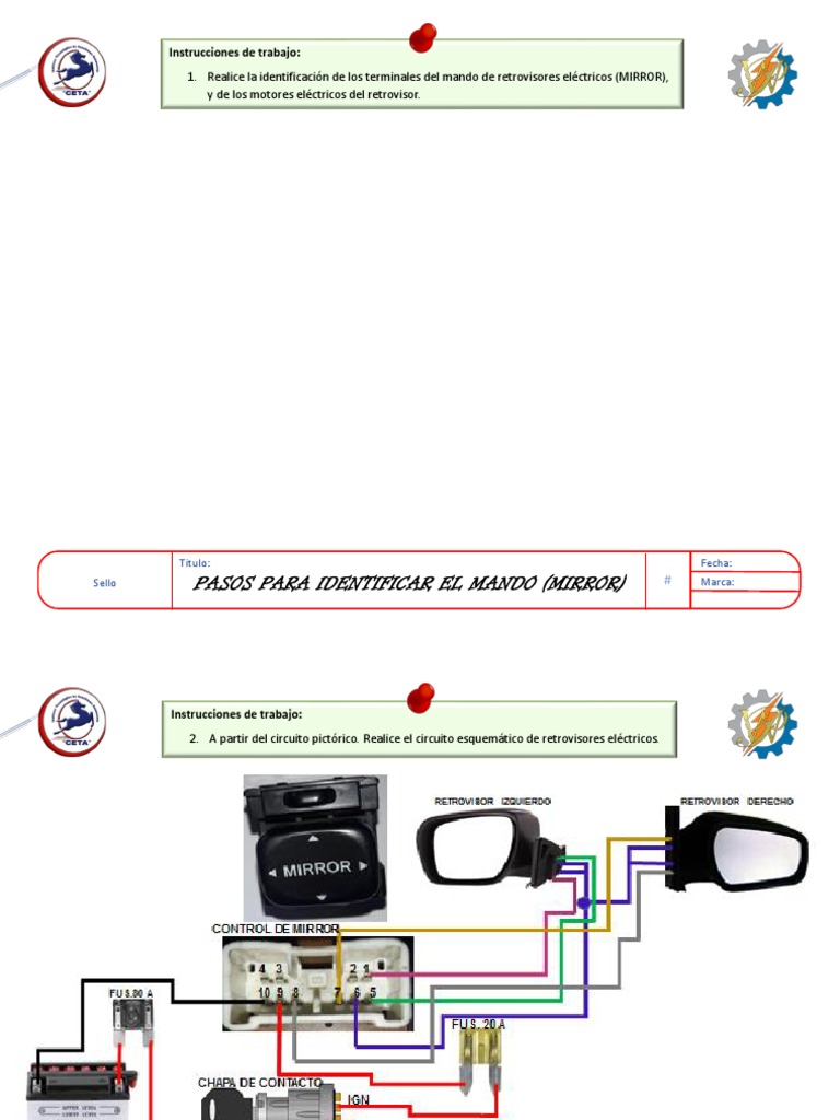 TEL-400 Práctica 7 (CIRCUITO DE RETROVISORES) | PDF