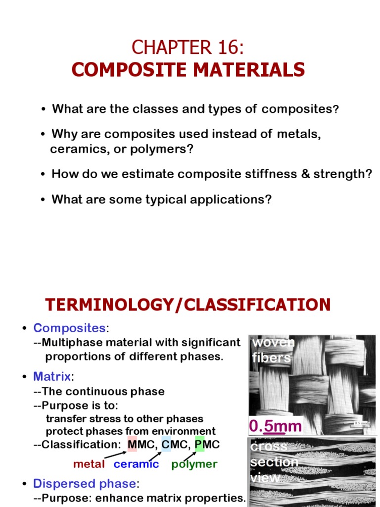 10 Chapter 16 Composite Materials | PDF | Composite Material ...